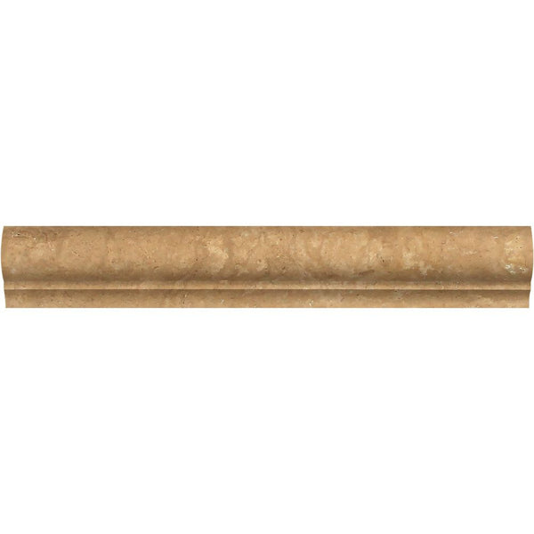 Noce Travertine Corner Ogee Trim Honed 2x3x12 | Tilephile