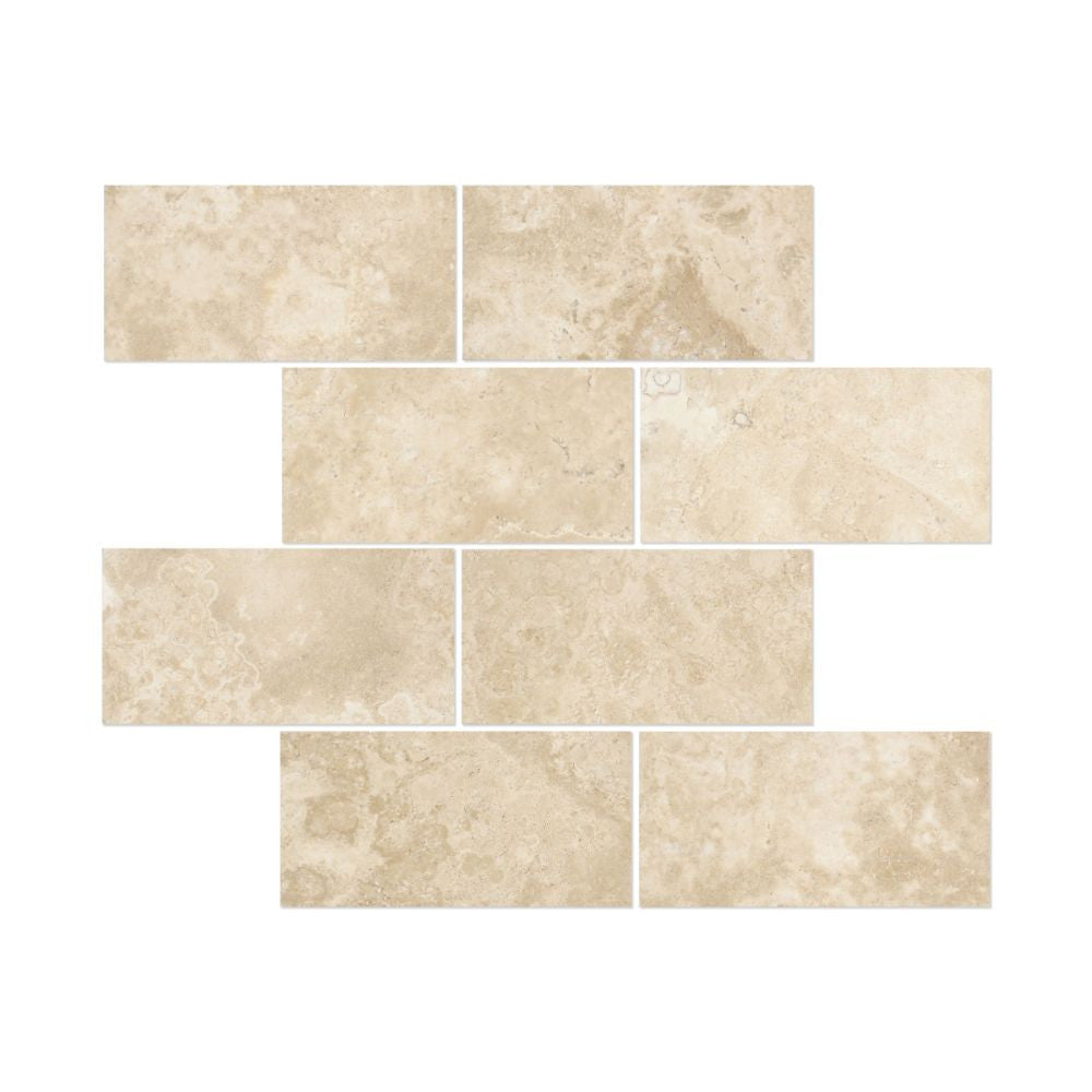 Durango Travertine Tile Honed 3x6 | Tilephile