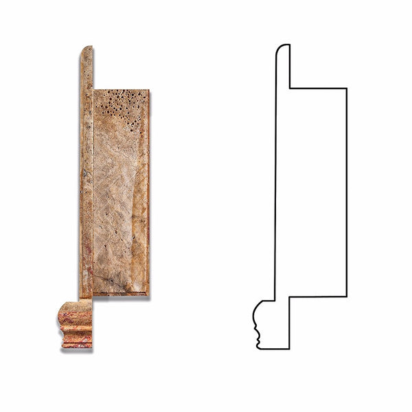 Scabos Travertine Shower Niche Honed - Small | Tilephile